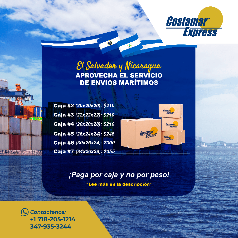 Costamar Express > Servicios > Centro América